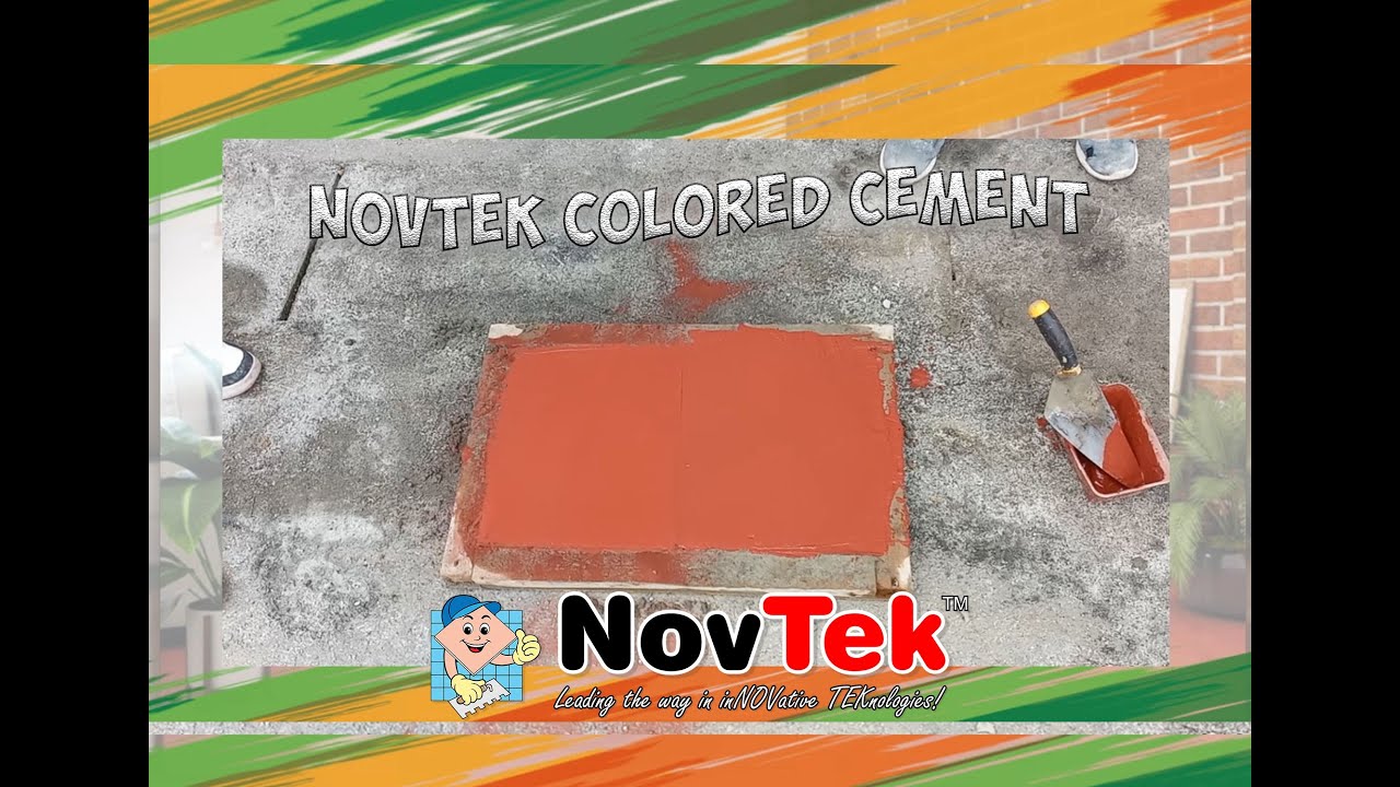 Novtek Colored Cement - YouTube