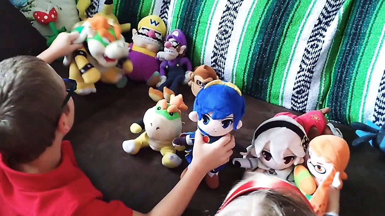 Bowser Jr and Inkling Girl play Mario Kart 8 Deluxe - YouTube