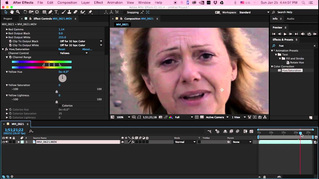 Basic Color Grading in Adobe After Effects using Levels and Neat Video ...
