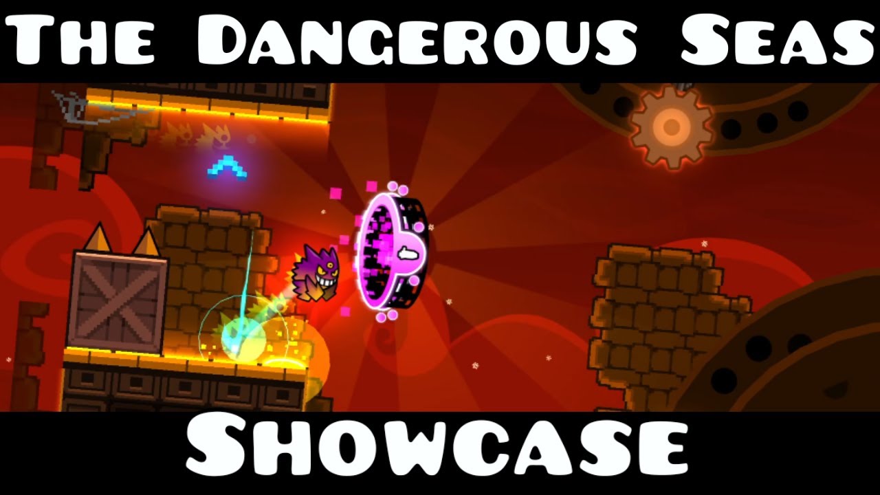 Geometry Dash Odyssey Level Showcase [ The Dangerous Seas ] - YouTube