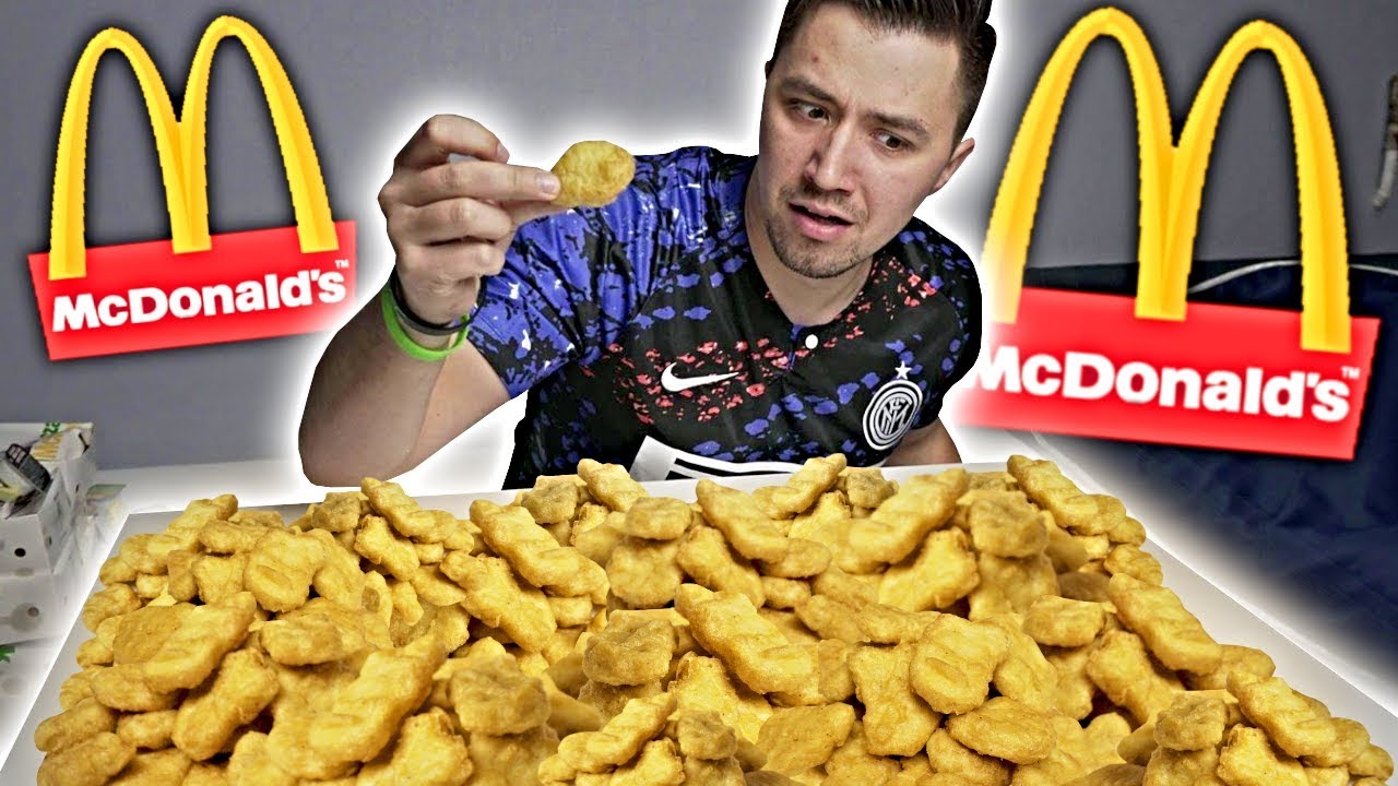 260 CHICKEN McNuggets CHALLENGE 😛 😛 - YouTube