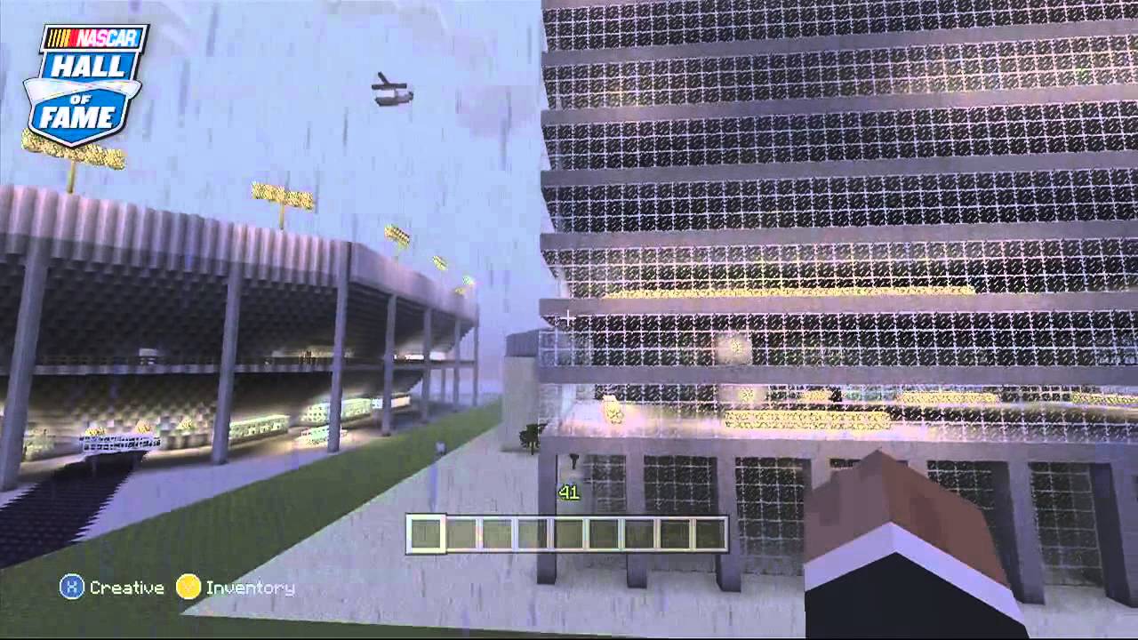NASCAR Hall of Fame on MINECRAFT - YouTube