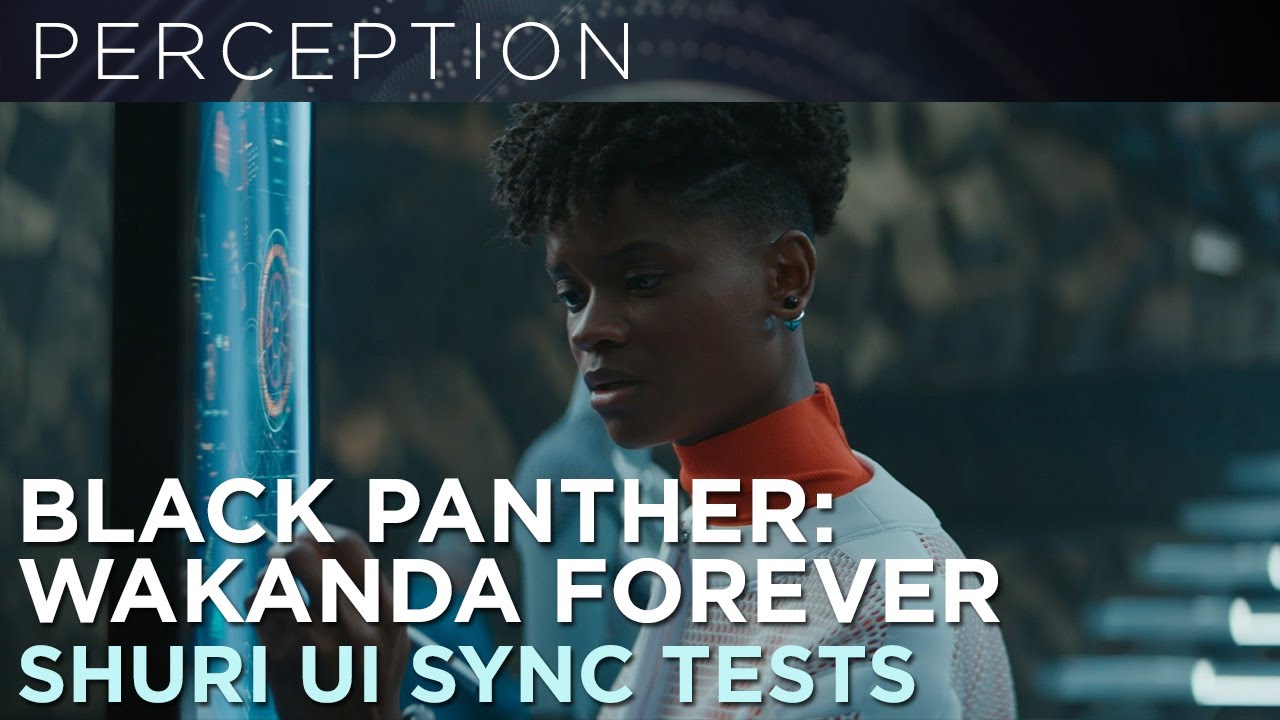 Marvel Studios' Black Panther: Wakanda Forever: Shuri UI Writing Sync ...