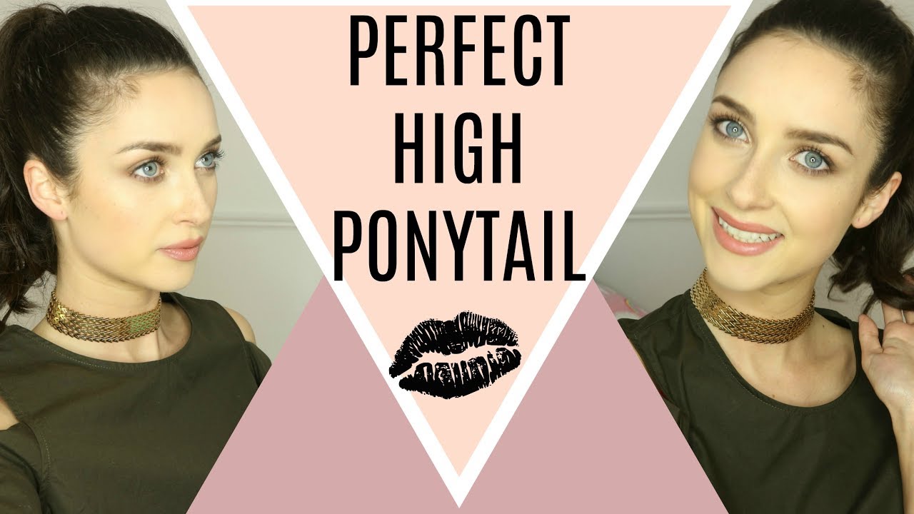 Perfect High Ponytail | Hairstyle | Easy | Tutorial | How to | - YouTube