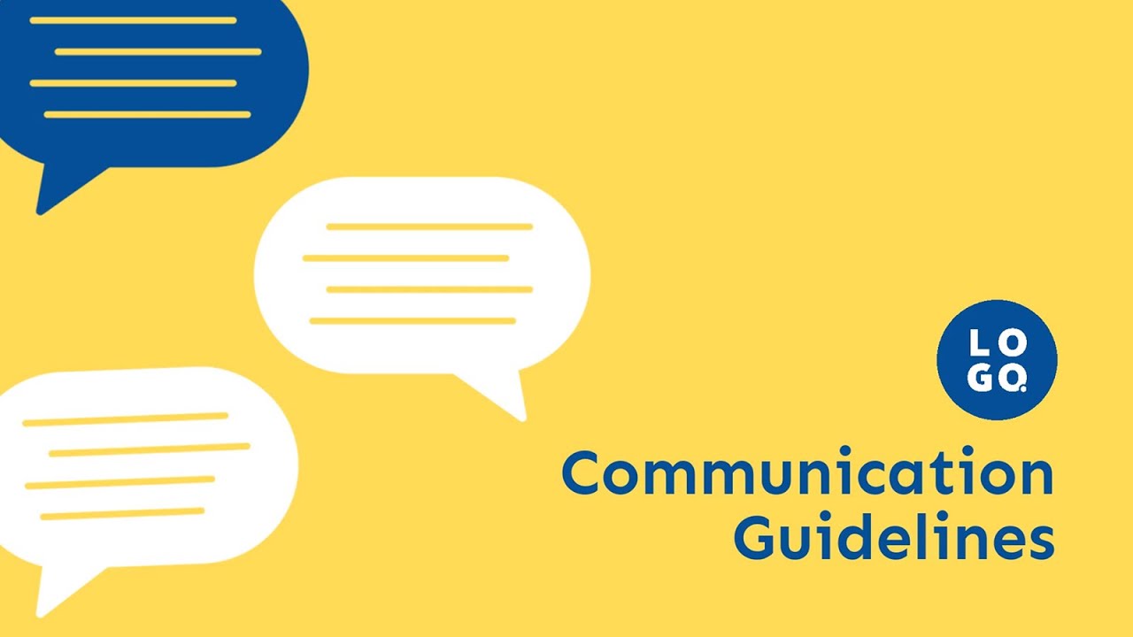Communication Guidelines Video Template (Editable) - YouTube