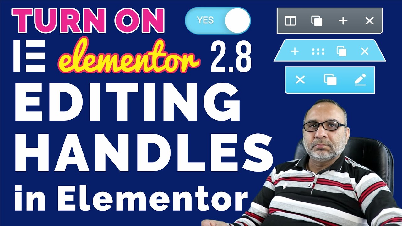 How to show or get editing handles in Elementor 2.8 in 2020 - YouTube
