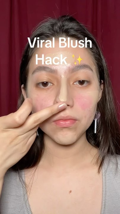 Viral Blush Hack #makeup #kbeauty - YouTube