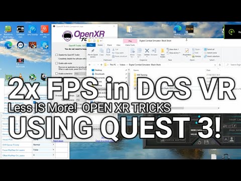 2X FPS in DCS VR with the Quest 3 Open XR Toolkit Tricks - YouTube