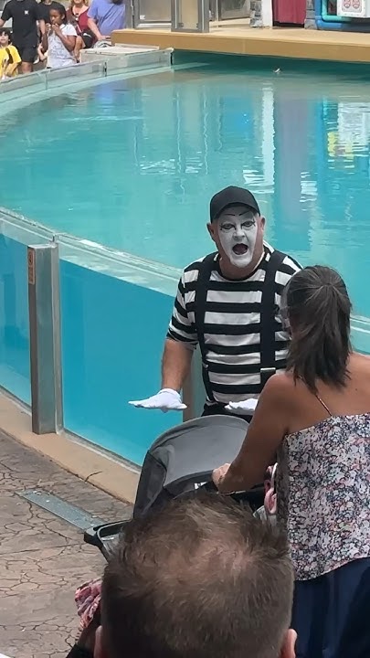 She Was Going Too Fast ππ€£ Tom Mime Seaworld Seaworldmime Funny