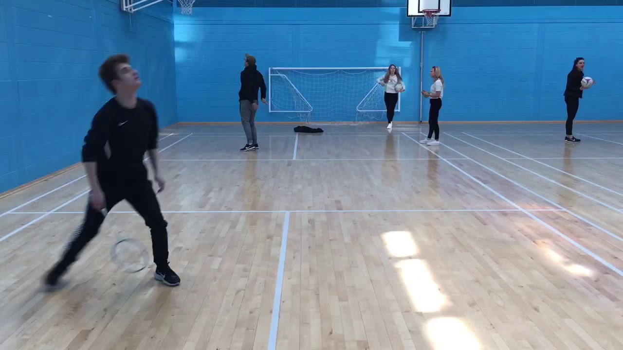 Novice performer - overhead clear - Badminton - YouTube