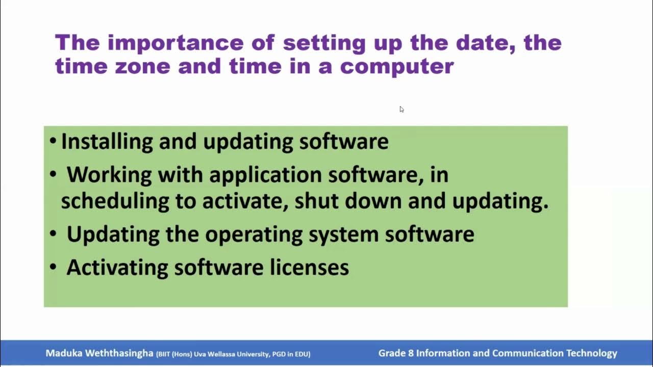 Grade 8 ICT English medium Online Class |Recording 2025.02.03 @ApeICTPanthiya-ByMaduka# ...