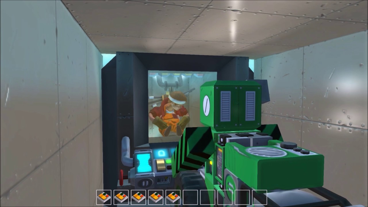 Scrap Mechanic Robot Tortures Human - YouTube
