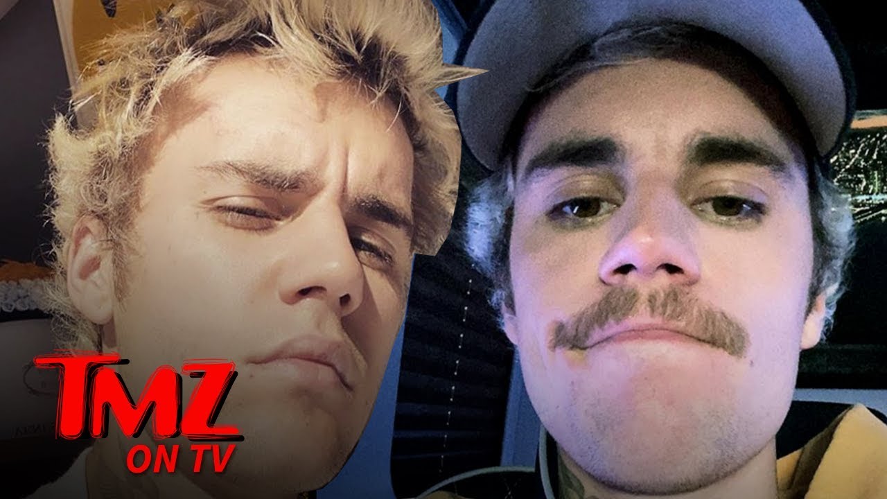 Justin Bieber With Mustache