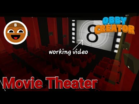 Movie Theater Showcase- Roblox Obby Creator | BrownChocoMilkBoy - YouTube