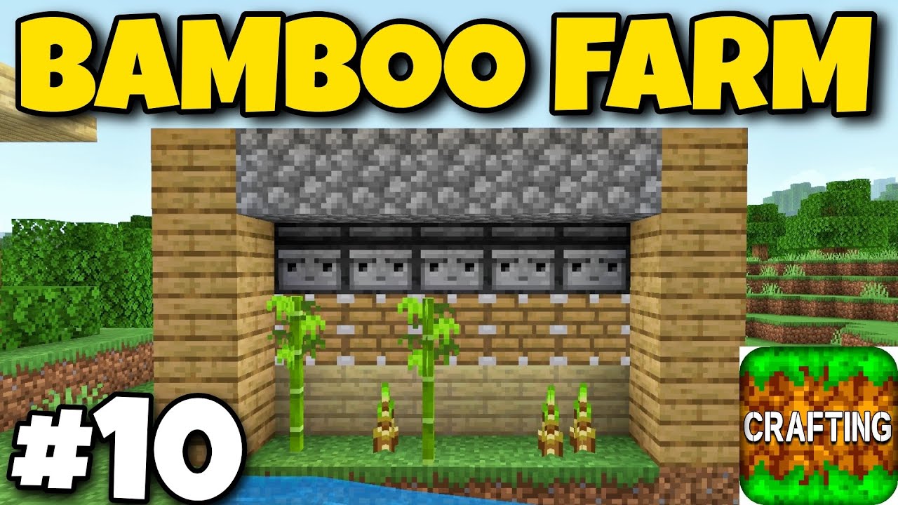 I MADE AUTOMATIC BAMBOO FARM IN CRAFTING AND BUILDING SURVIVAL #10 ...
