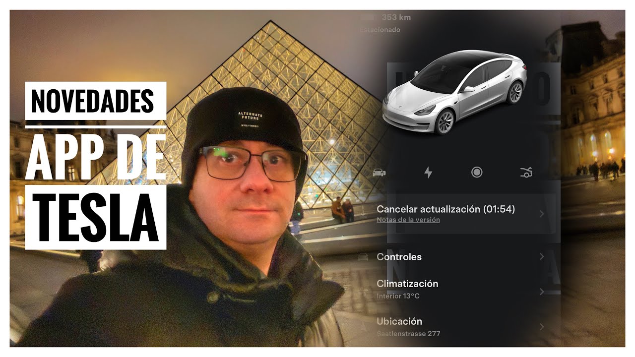 Tesla App Móvil actualizada con nuevas funciones - YouTube