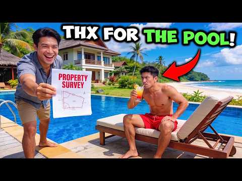 Neighbor Built Illegal Pool On My Land.. I Let Him Finish & Then Handed Him the Property Survey!