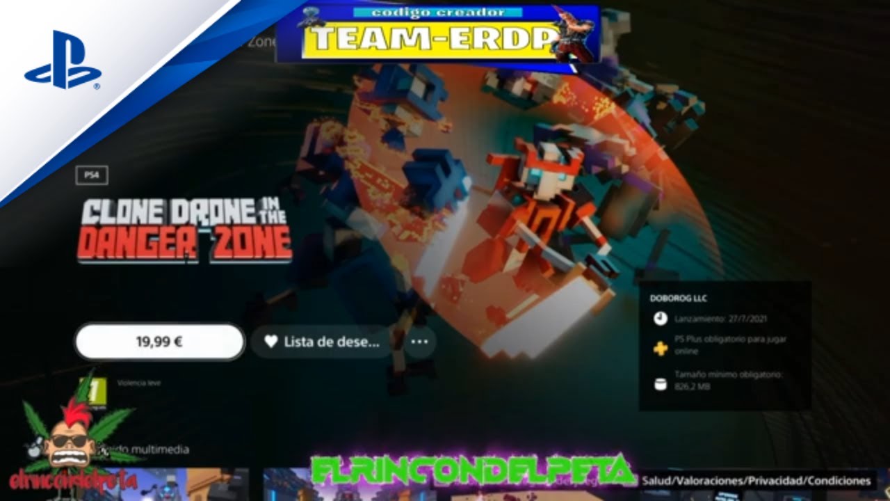 📀*NEW GAME PS5* CLONE DRONE IN THE DANGER ZONE - YouTube
