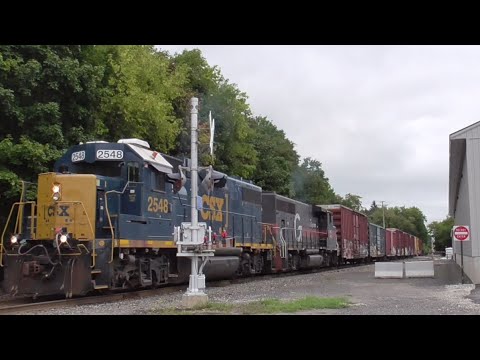CSX Power on the Pan Am East End - SAPPI-3 Chase with CSXT 2548 8-24-2022 Fairfield, ME - YouTube