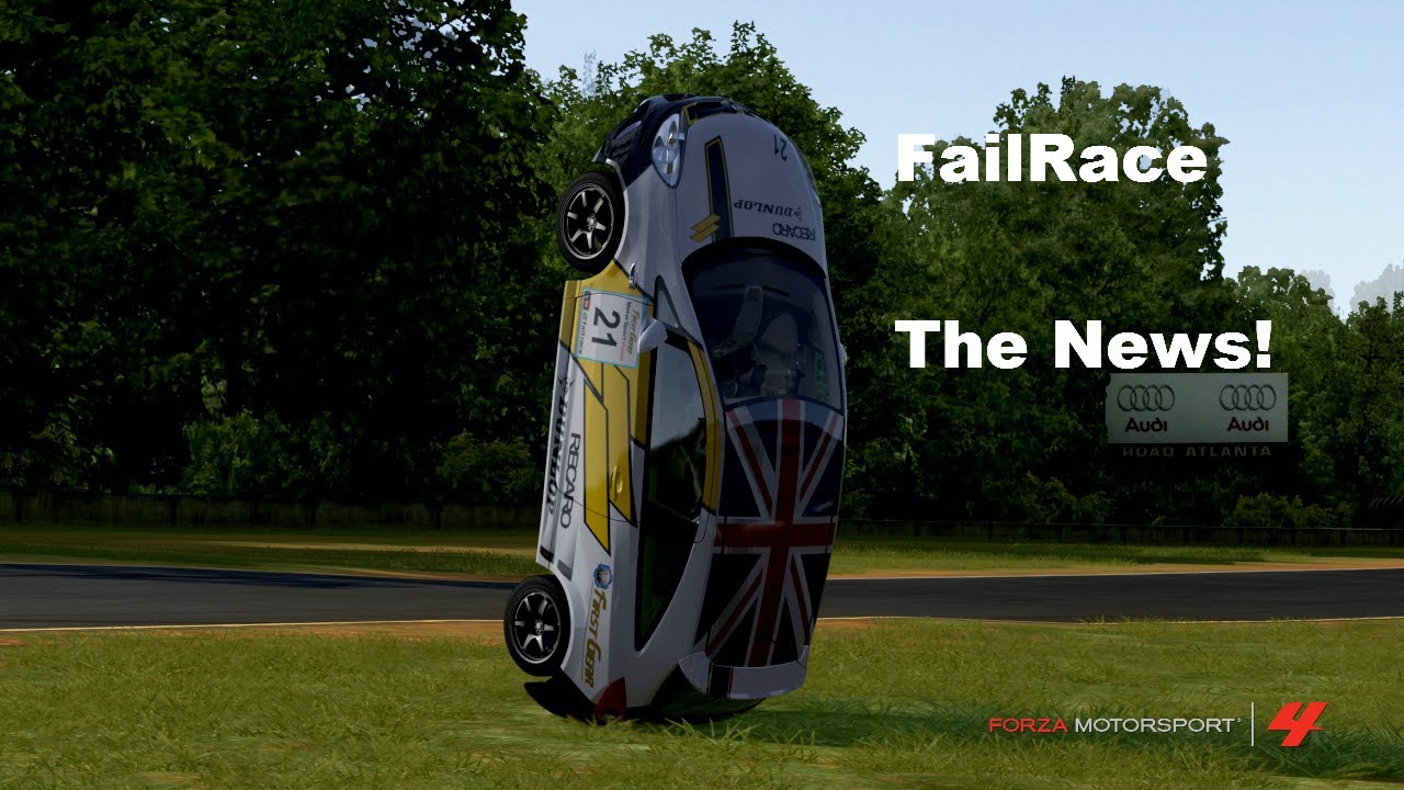 FailRace The News! (inc machinima uk) - YouTube
