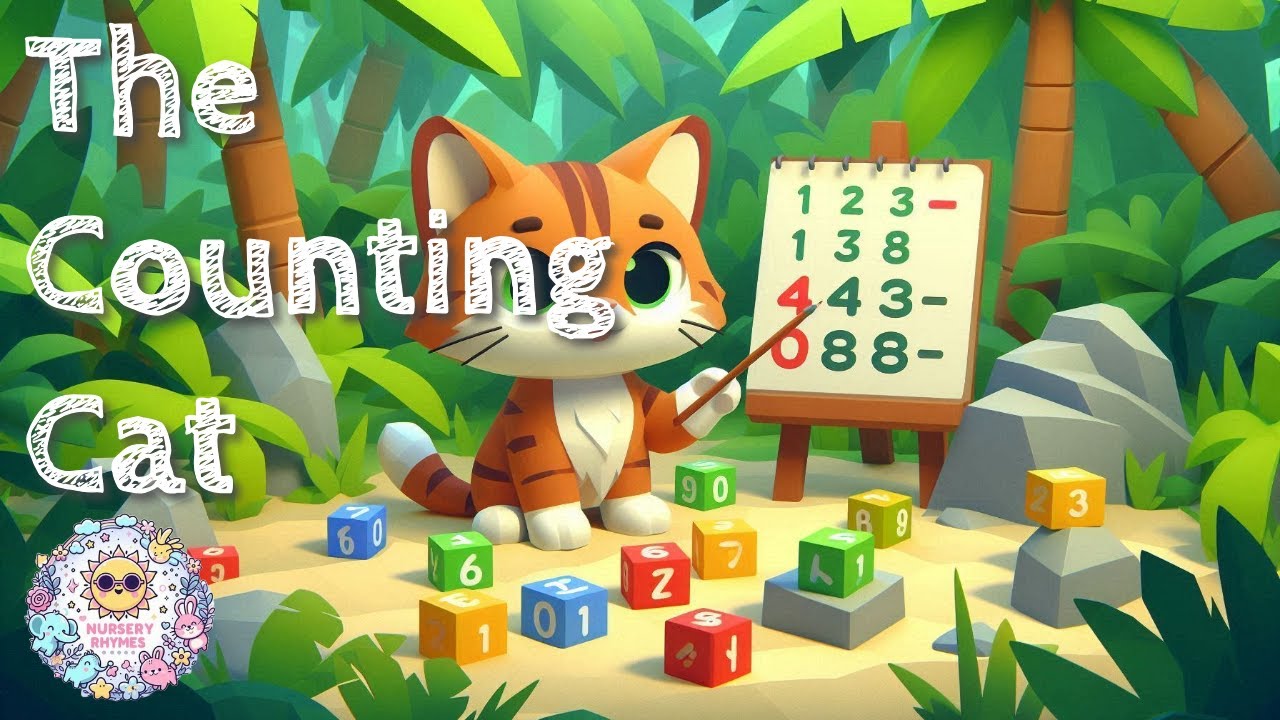 The Counting Cat Song + MORE nursery rhymes & Kids Songs - YouTube