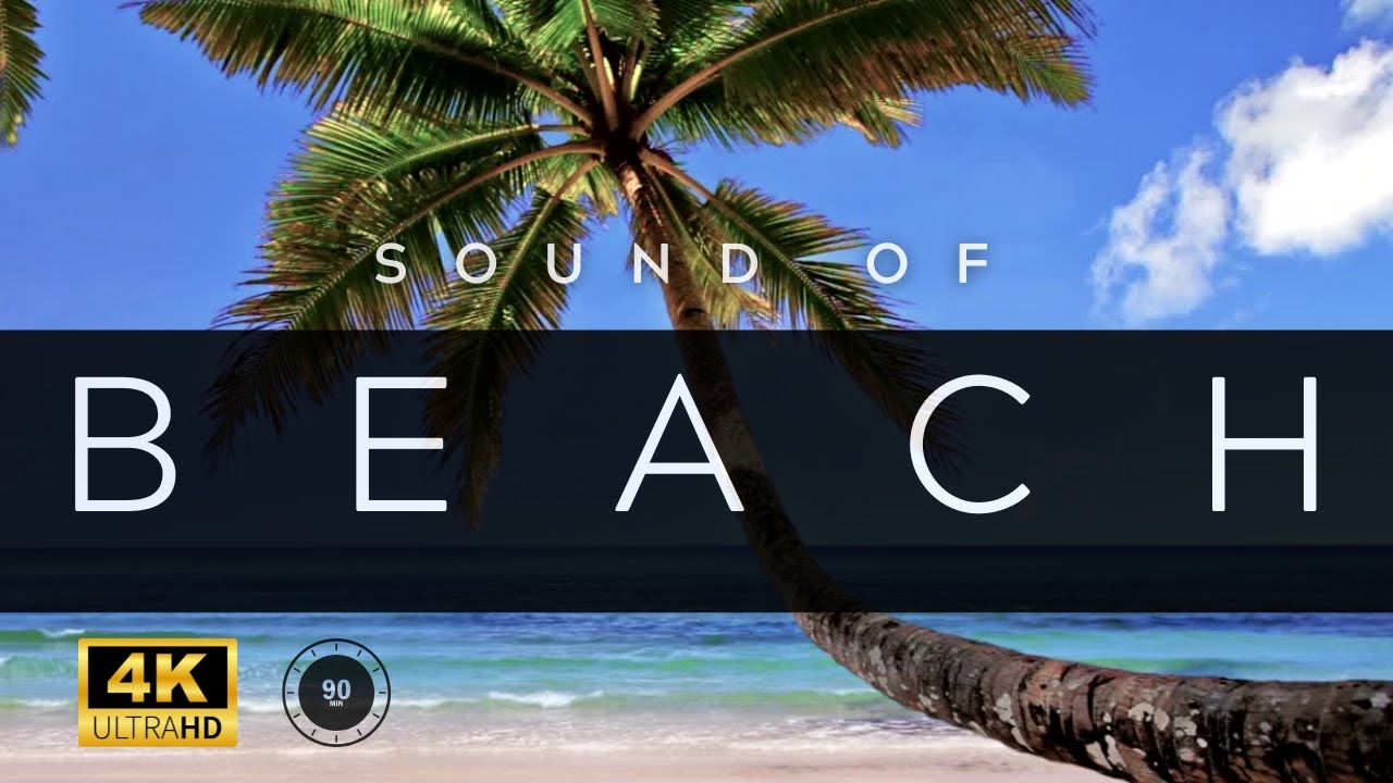 "Sound of Beach" Ocean Soundscape for Stress Relief & Meditation* - YouTube