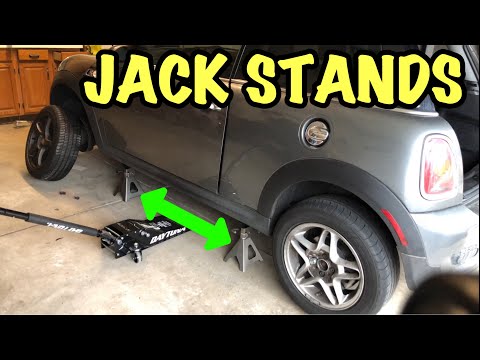 How to Easily Lift a Mini Cooper R56 on Jack Stands