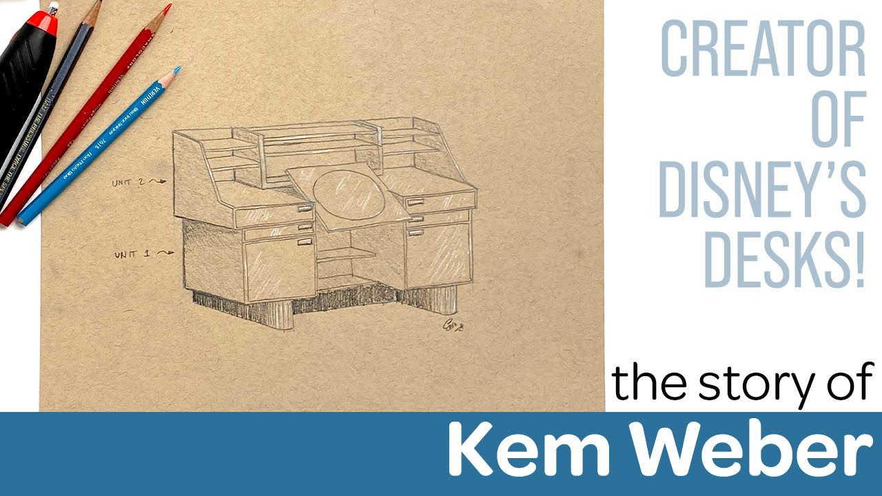 The Story of Kem Weber - Creator of Disney Animation Desks! - YouTube
