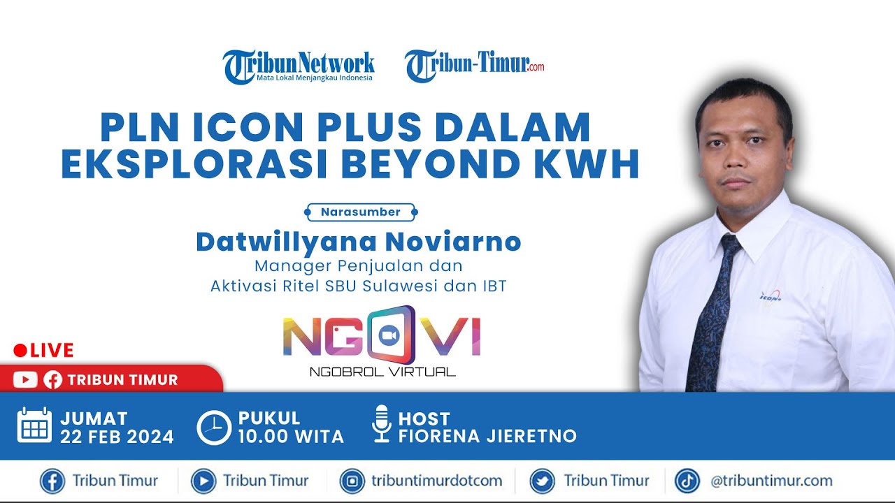 🔴NGOBROL VIRTUAL: PLN Icon Plus Dalam Eksplorasi Beyond kWh - YouTube