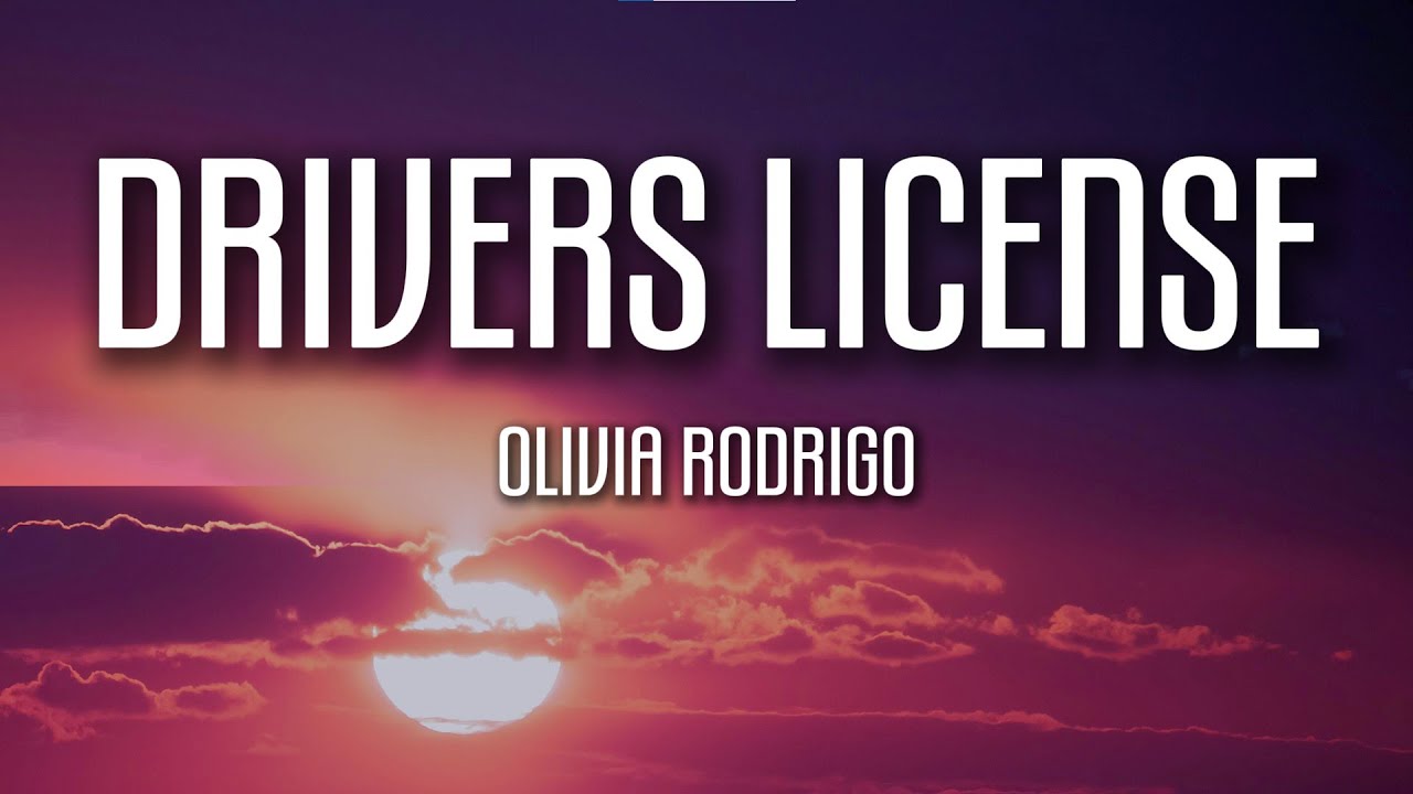 Olivia Rodrigo - drivers license (Lyrics) - YouTube