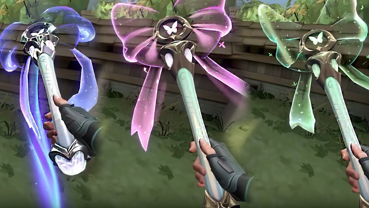 EVORI DREAMWINGS Mele Gameplay with all Variants | Valorant EVORI ...