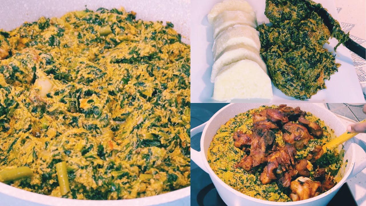 HOW TO MAKE TURKEY SPINACH AGUSI STEW - SIMPLE & EASY - YouTube