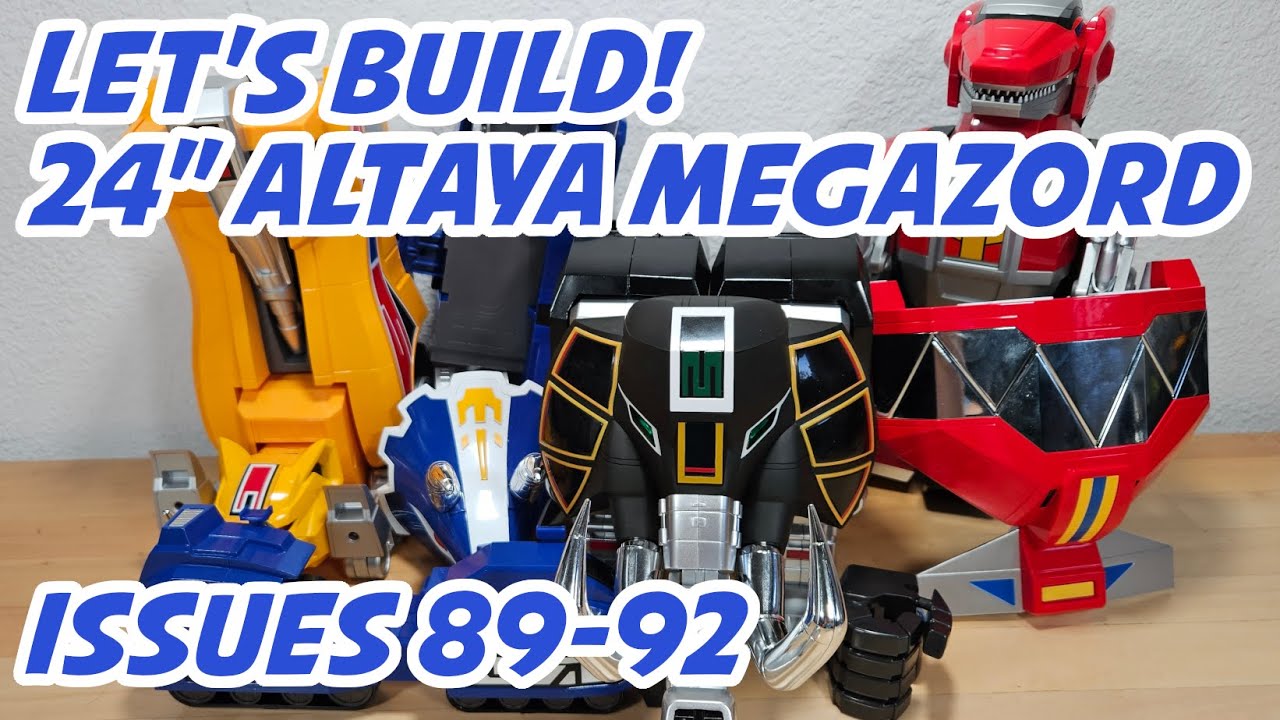 Let's Build: Megazord Model Kit 89-92 from Altaya - YouTube