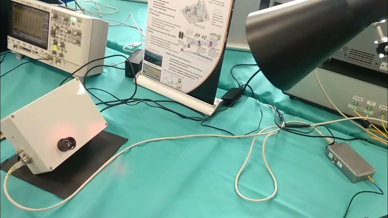 Visible Light Communication (VLC), Basic Demo. - YouTube