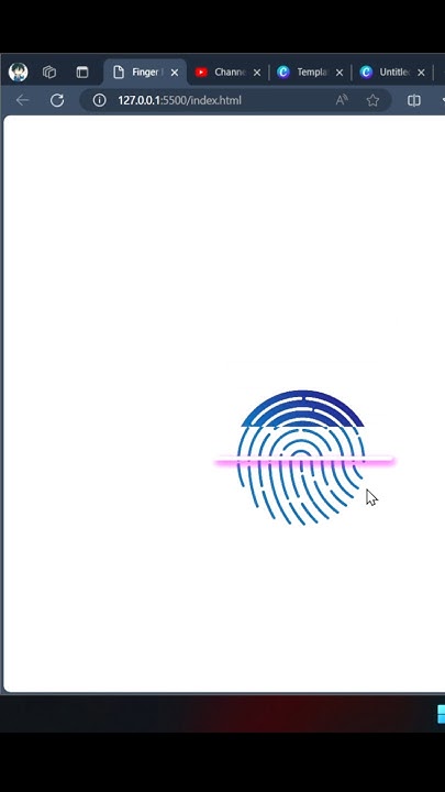 Fingerprint Animation with HTML and CSS! - YouTube