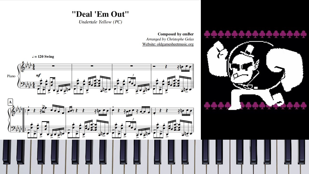 Undertale Yellow (PC) - Deal 'Em Out - YouTube