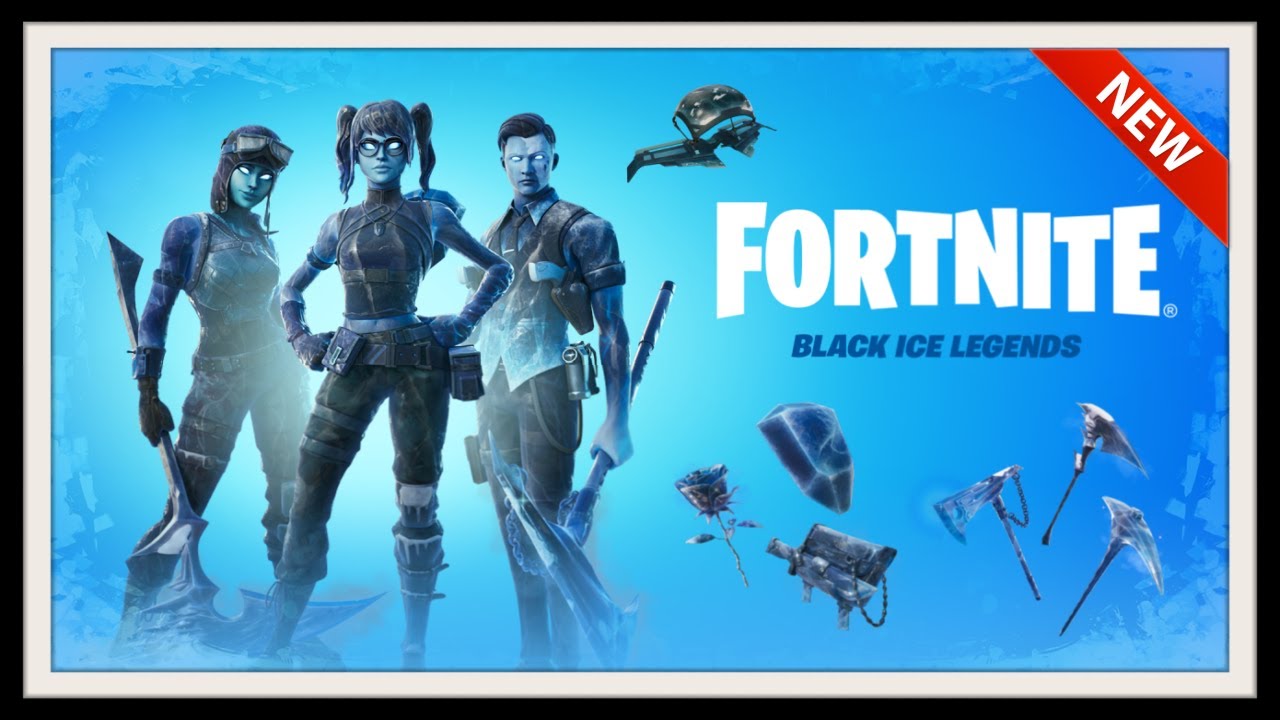 Fortnite *NEW* Black Ice Legends Pack in the Item Shop! (Giveaway ...
