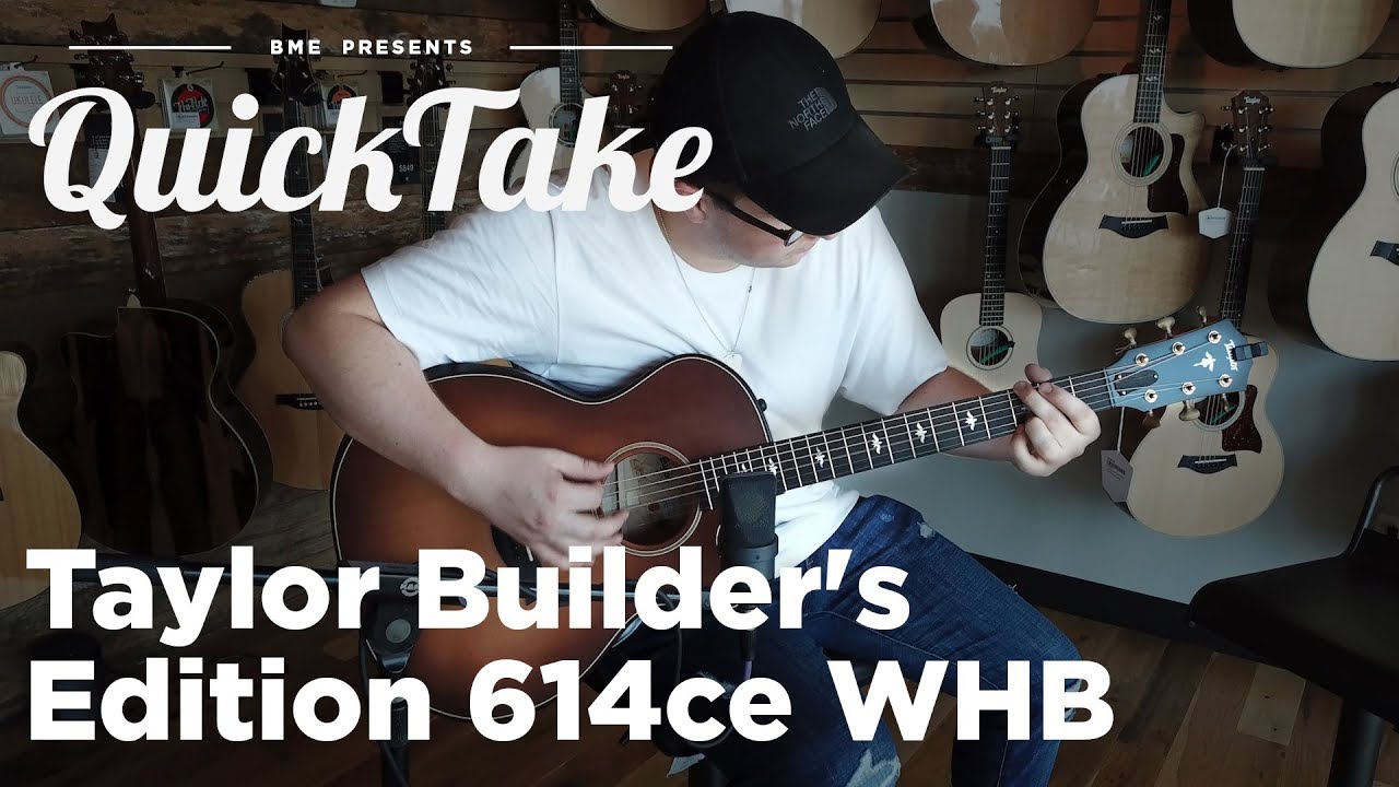 Taylor 614ce Builder's Edition WHB | QuickTake | Barnett Music Exchange ...