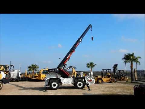 1989 TEREX LRT110-TYPII ROUGHT TERRAIN CRANE (GM105934) - YouTube