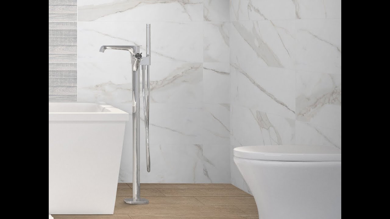 Venato Gold Satin Finish Ceramic Feature Wall Tile - 800 x 265mm ...