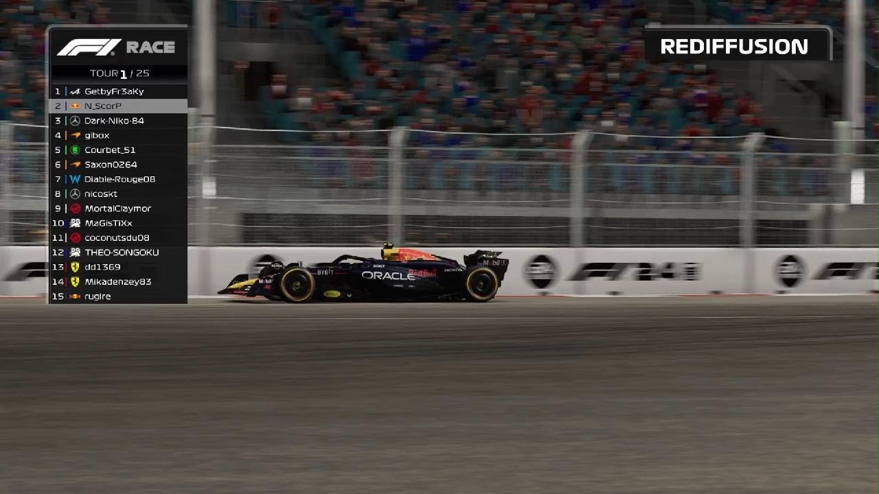 F1 24 Mad Max Racing N_ScorP Las Vegas temps forts - YouTube