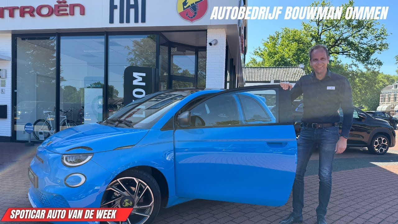 Auto van de week: Abarth 500E Turismo 42kWh 155PK Automaat Poison Blue ...