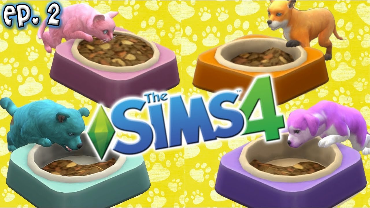 Rainbow Cuteness - The Sims 4: Raising YouTubers as PETS - Ep 2 (Cats ...