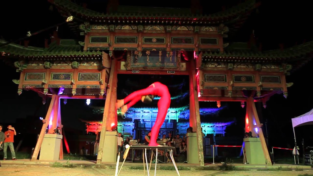 Solo contortion Mongolia. Center for Development of Mongolian Circus ...