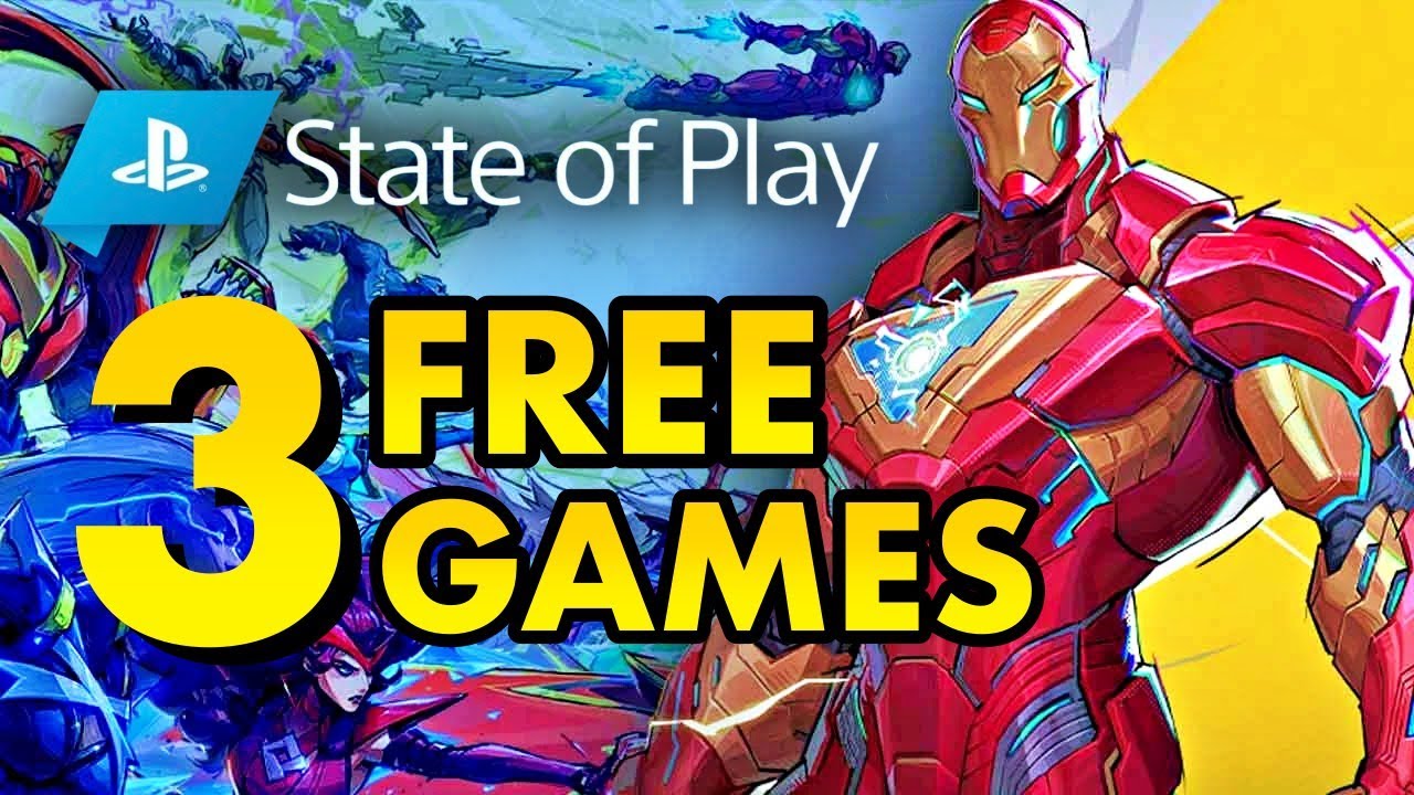 3 FREE GAMES ANNOUNCED DURING STATE OF PLAY!!! - YouTube