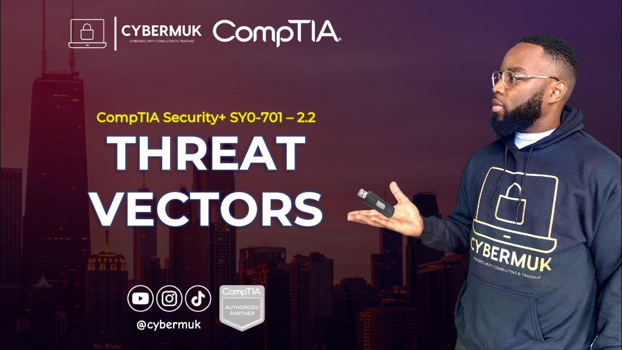 2.2 - Threat Vectors (CompTIA Security+ SY0-701) - YouTube