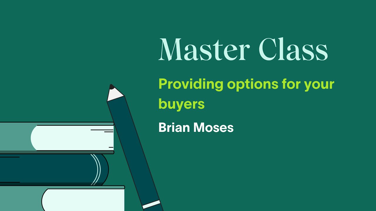 Providing options for your buyers - YouTube