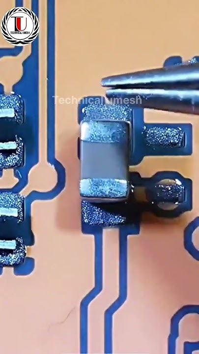 SMD Components Soldering work #shorts - YouTube