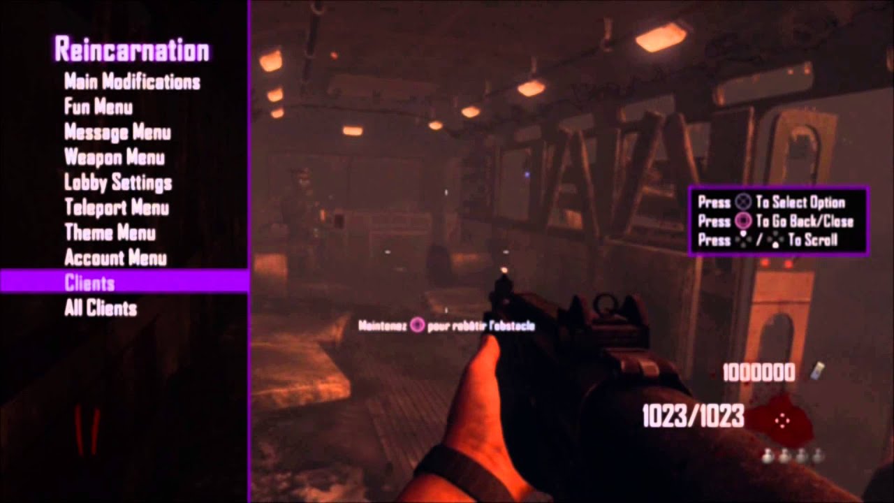 [PS3/BO2/1.19] Reincarnation Zombies Mod Menu Lobby Hack [SPRX] - YouTube
