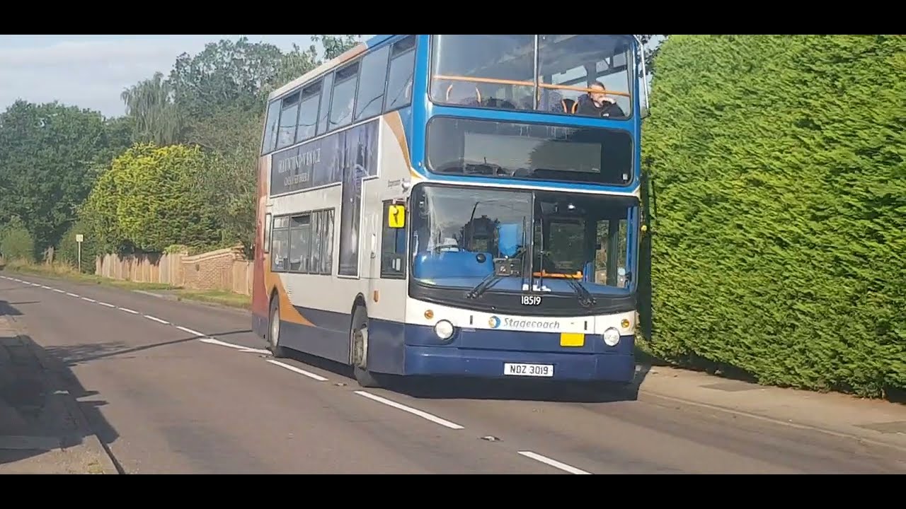 Here is the stagecoach bus 18519 on the number 20 in Normandy Wednesday ...
